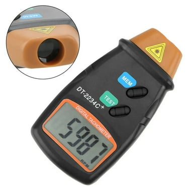 Digital Photo Laser Tachometer Non Contact Tach RPM Meter - Walmart.com