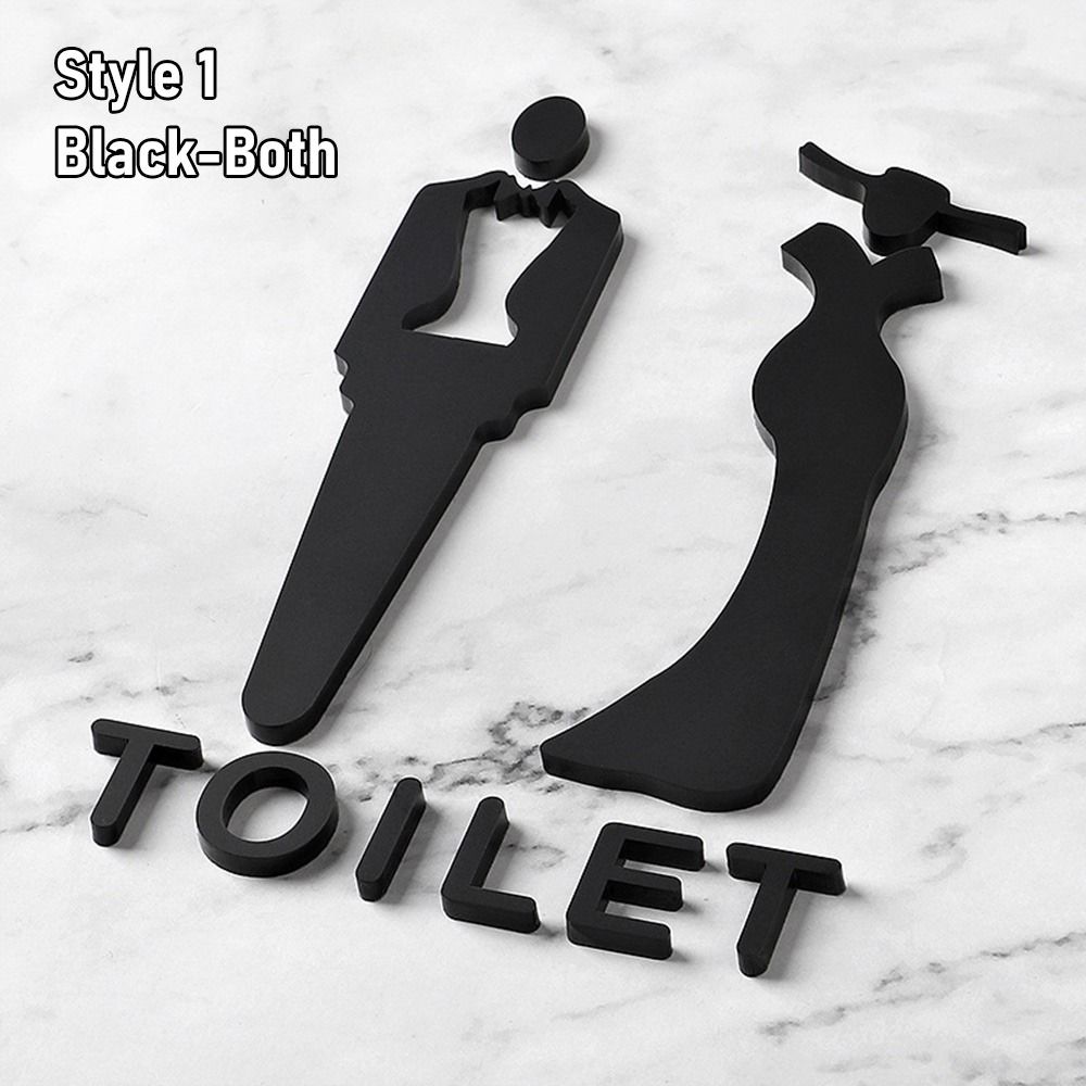 1Pcs Durable Signage Board Art Hotel Home Decor Acrylic 3D Wall Sticker ...