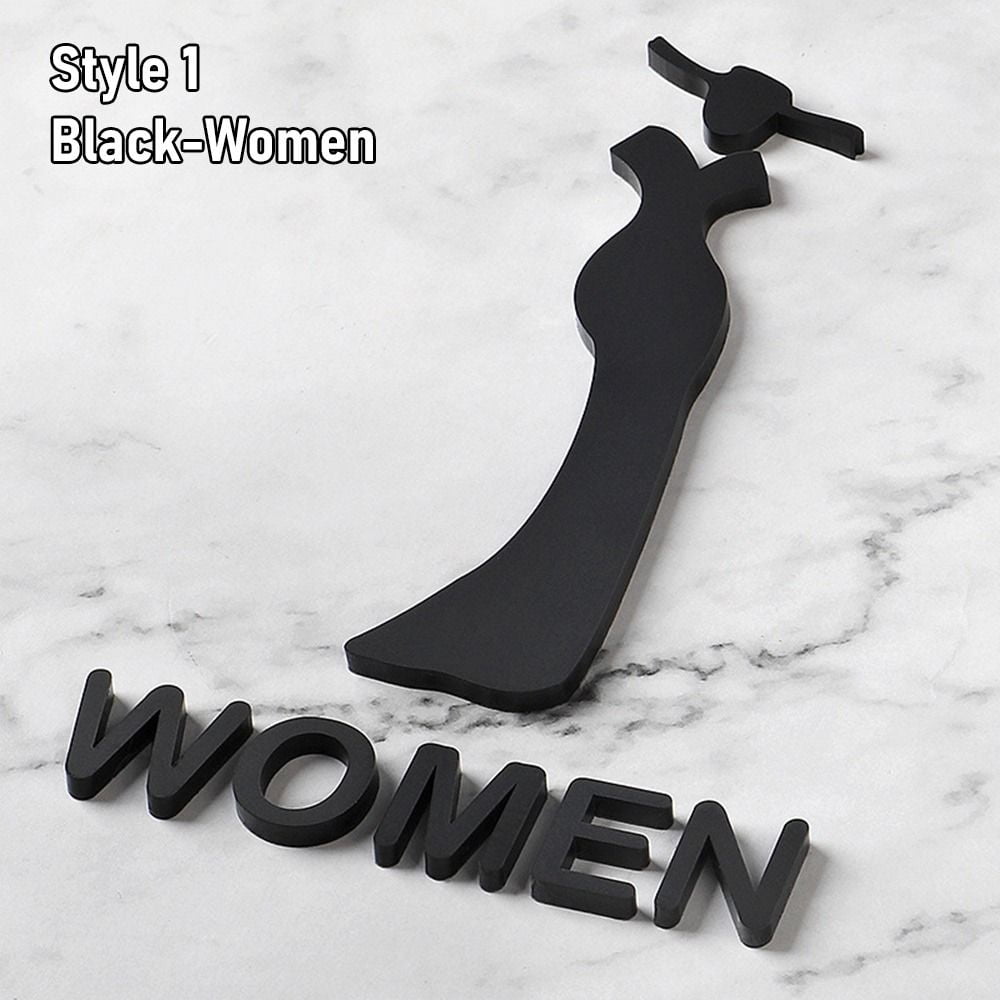 1Pcs Durable Signage Board Art Hotel Home Decor Acrylic 3D Wall Sticker ...