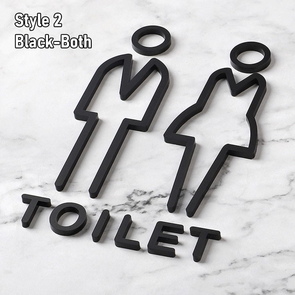 1Pcs Durable Signage Board Art Hotel Home Decor Acrylic 3D Wall Sticker ...