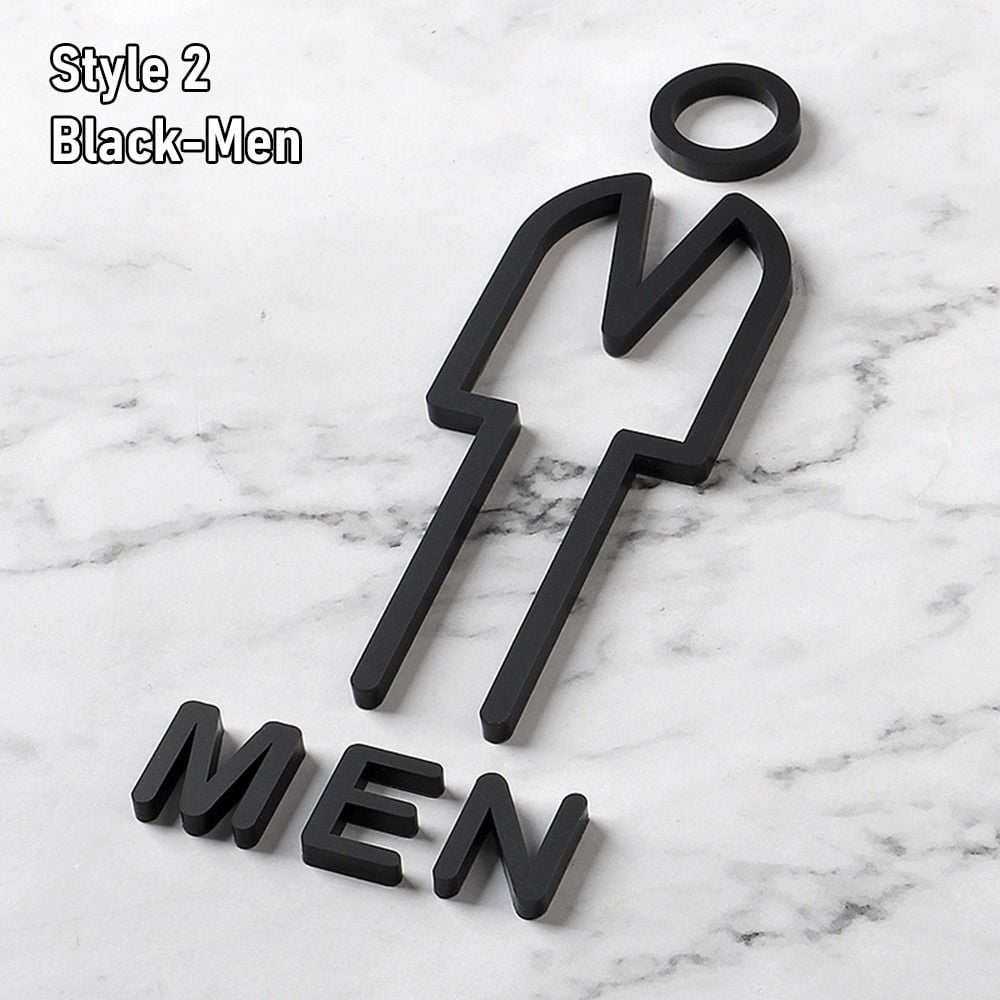 1Pcs Durable Signage Board Art Hotel Home Decor Acrylic 3D Wall Sticker ...