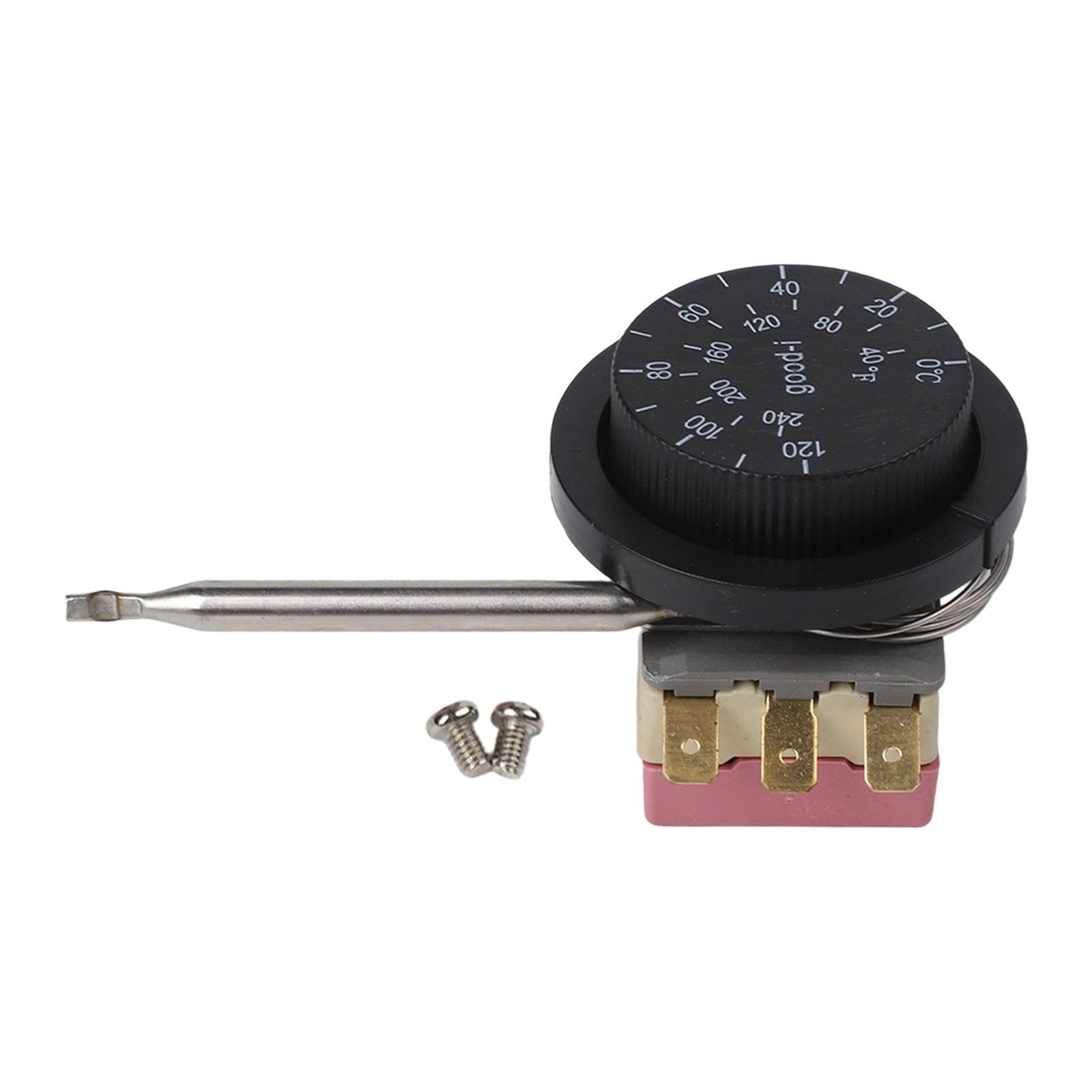 1Pcs Electric Fan Thermostats Switch Radiators 0℃～120℃ 250V Steel ...