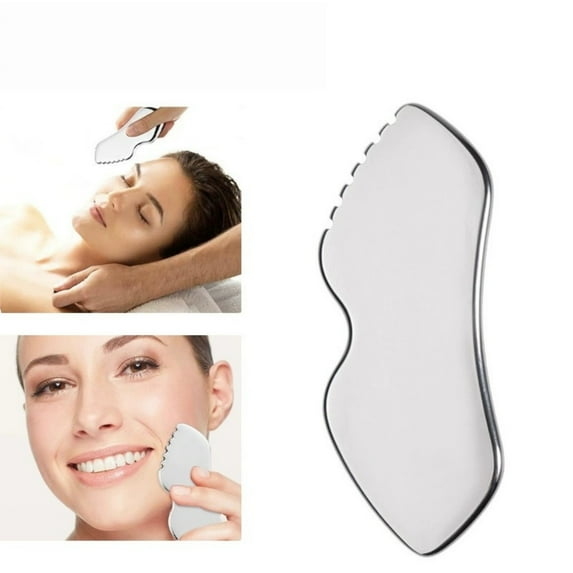 1Pcs Facial Advanced Stainless Steel Facial Massager Lip Shaped ...