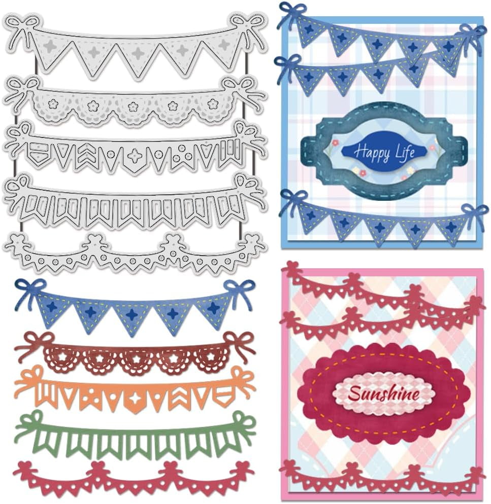 1Pcs Flag Theme Carbon Steel Die Cutting Mold Bunting Cutters Mold ...