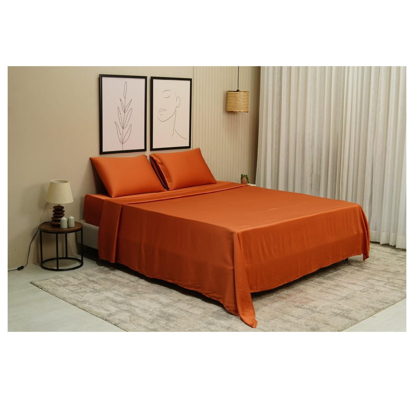 1Pcs Flat Sheet Alaskan King (132 X 120) 800 Thread Count 100% Egyptian Cotton Luxury Quality ...