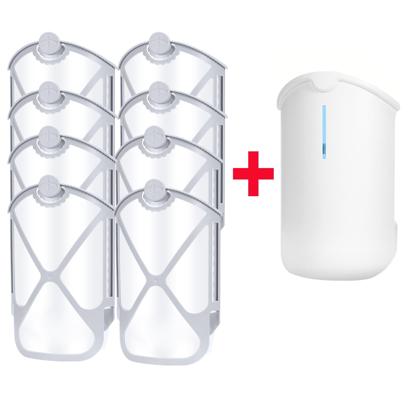 1Pcs Flying Insect Trap + 8Pcs Refills,Compatible with ZEVOM364A Refill ...