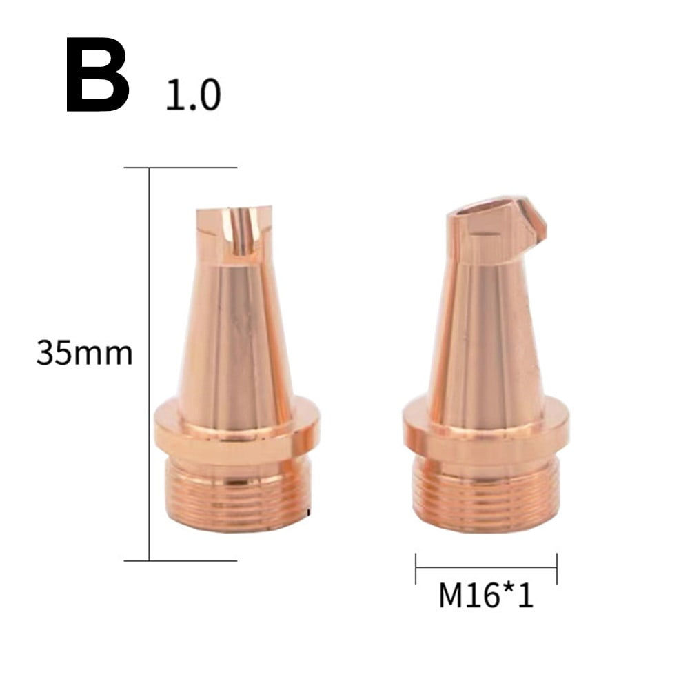 1Pcs For Handheld Copper Nozzle Fiber Optic Nozzle Wire Feeding Nozzle ...