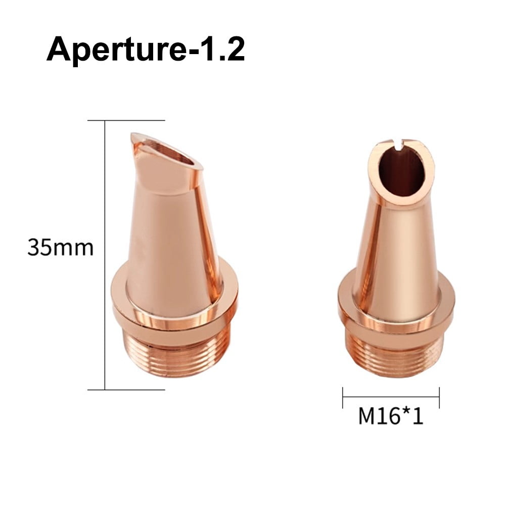 1Pcs For Handheld Copper Nozzle Fiber Optic Nozzle Wire Feeding Nozzle ...