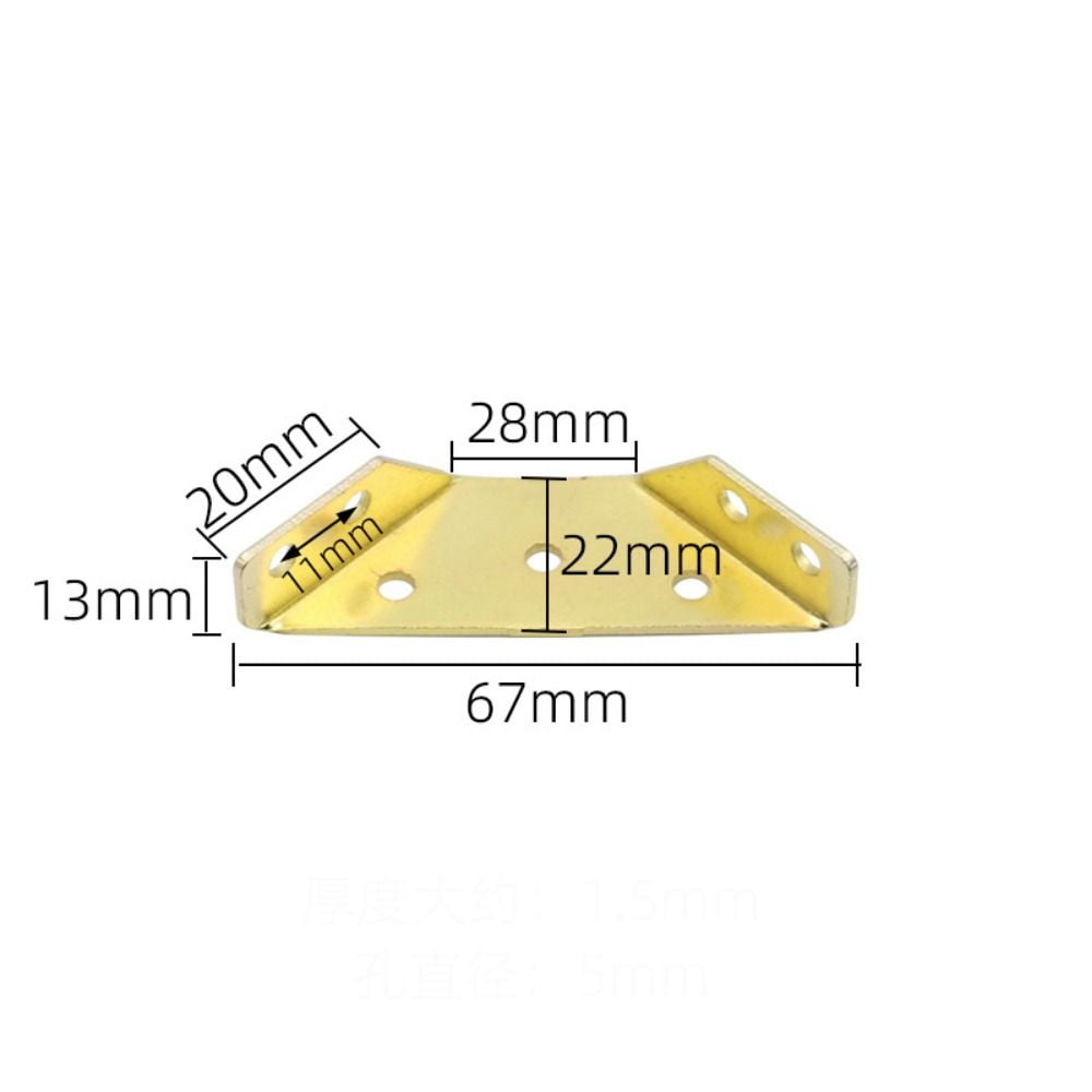 1Pcs Furniture Fastener Thickened Metal Electroplating Corner Fixed ...