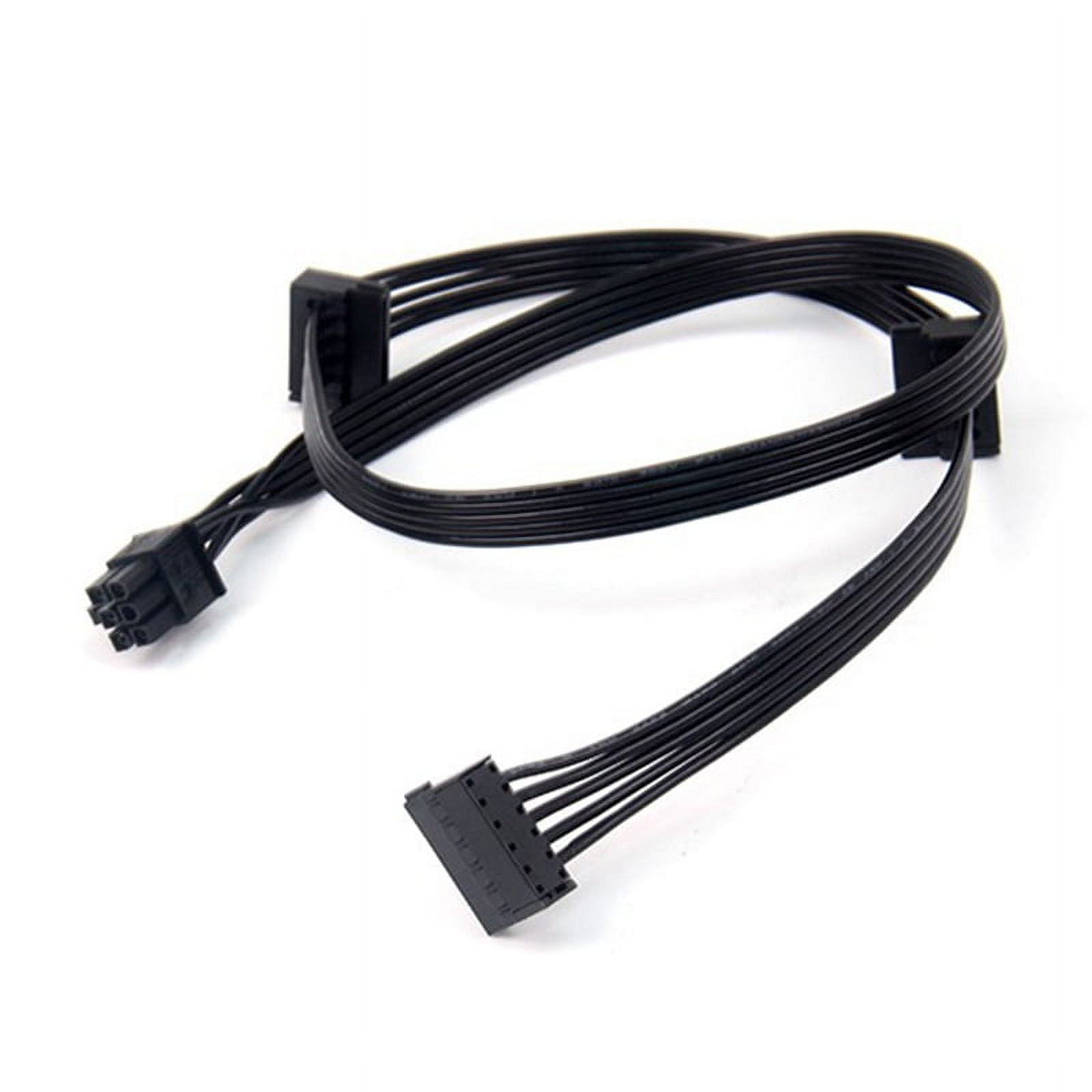 1Pcs GPU PCI Express 6Pin Male 1 to 3 SATA SSD Power Supply Cable for ...