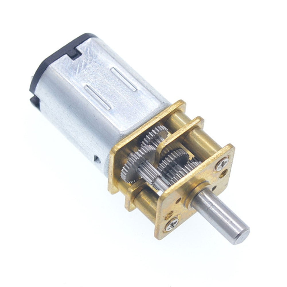 1Pcs Geared Motor Speed Reduction Gearbox (15-1000Rpm) Dc3V/6V/12V Rc ...