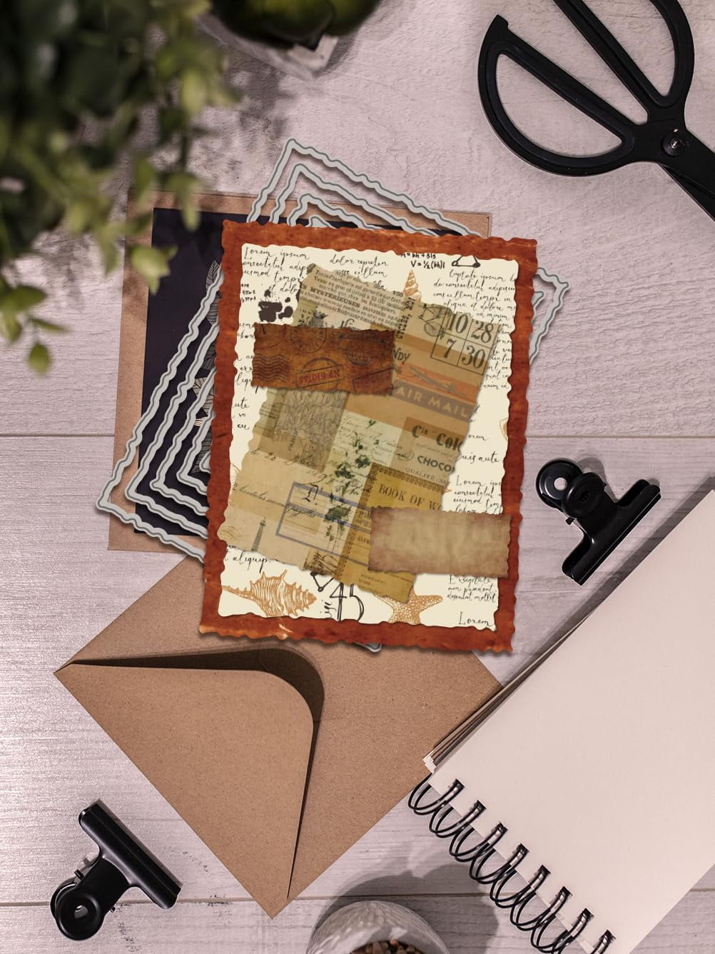 1Pcs Geometric Theme DIY Craft Template Stencil Rectangle Carbon Steel ...