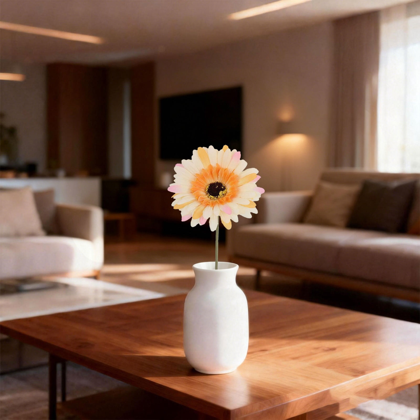 1Pcs Gerbera Simulation Daisy Flower Fashion Bouquet For Interior Vase ...