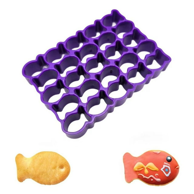 1Pcs Gold Fish Cracker 25 Cavity Fish Cookie Cutter Mini Gold Fish ...