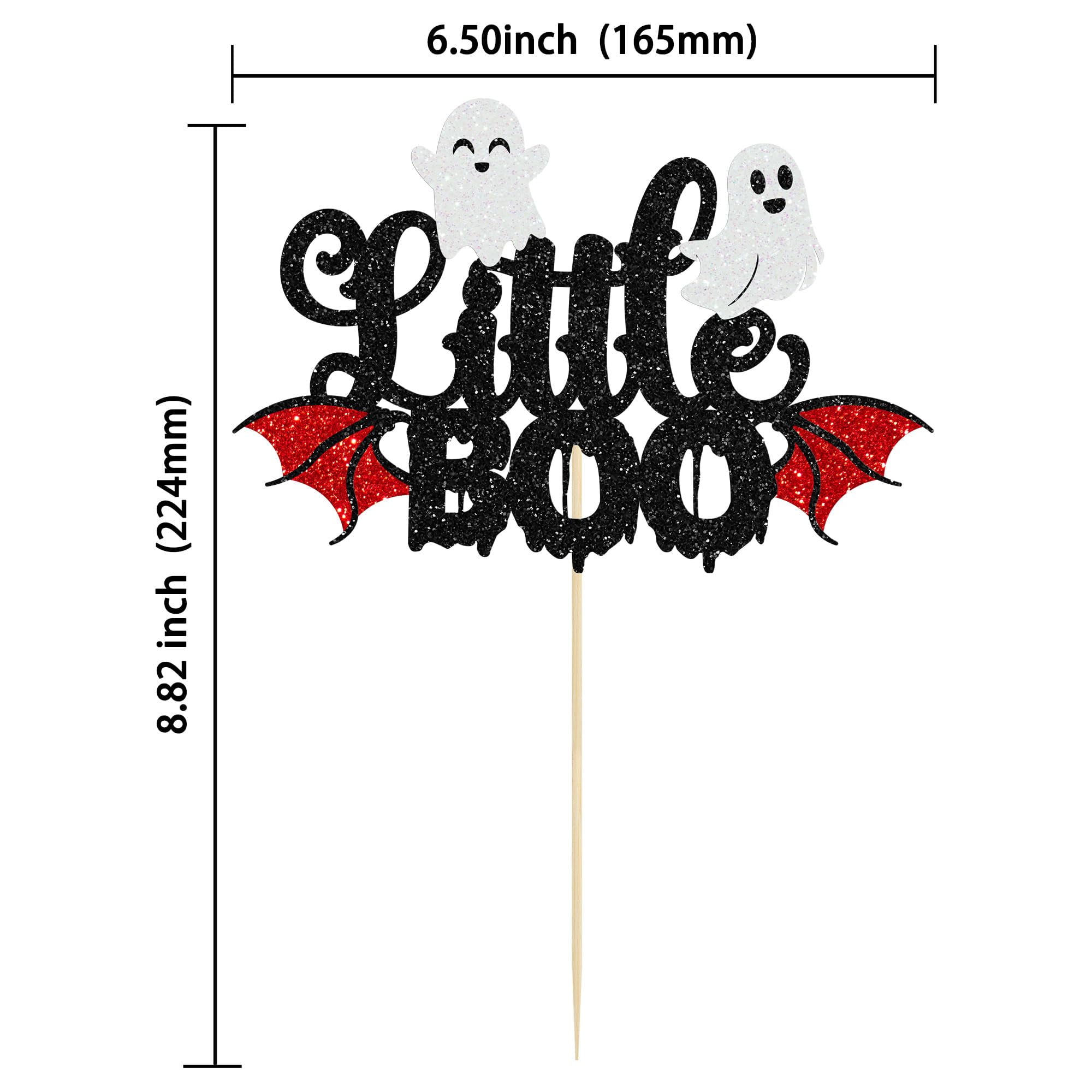 1Pcs Halloween Little AJH3 Boo Cake Topper Happy Boo Day Ghost Cake ...