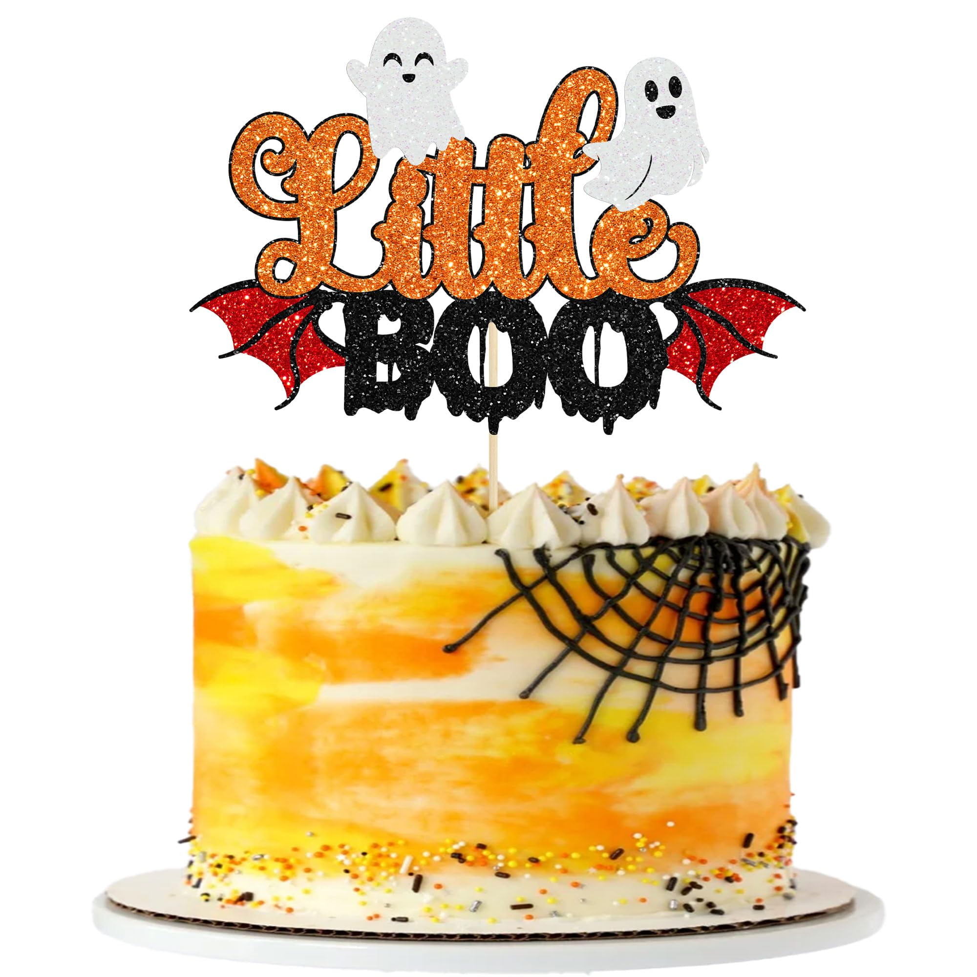 1Pcs Halloween Little Boo Cake Topper BSL1 Happy Boo Day Ghost Cake ...
