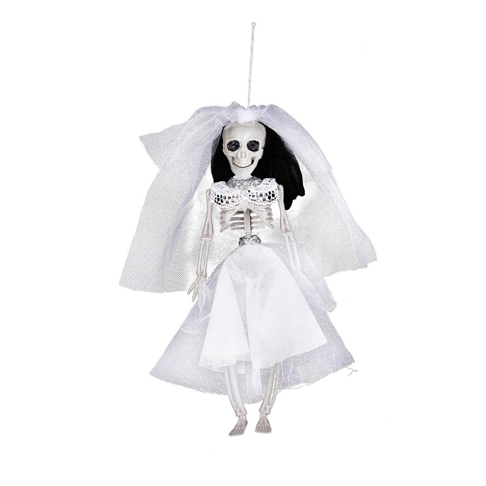 1Pcs Halloween Skeleton Decorations Bride Groom Wedding Figurines Party ...