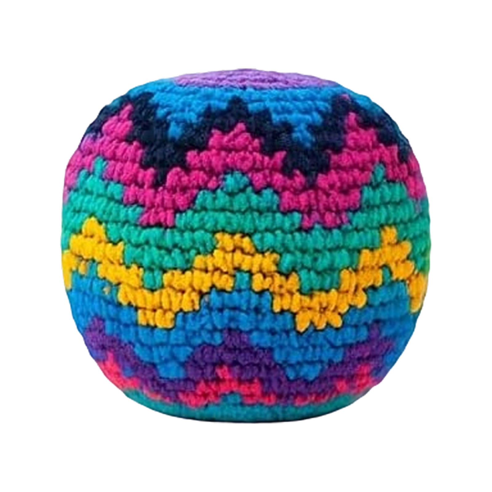 1Pcs Handmade Knitted Footbag Sack for Adults & Beginners,Multicolored ...
