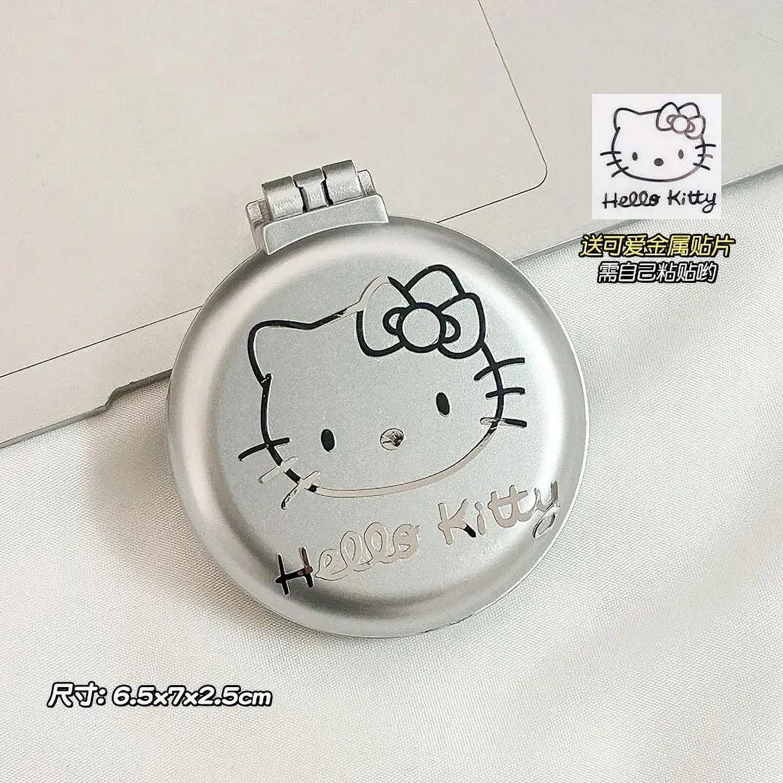 1Pcs Hello Kitty Sanrio Folding Hair Comb Hair Styling With Mirror My ...