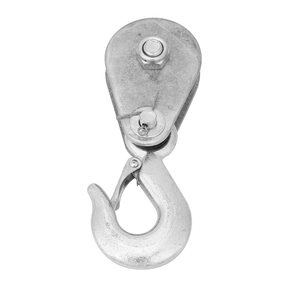 1Pcs High Strength Steel Single Wheel Lifting Rope Pulley Block(1 ton ...