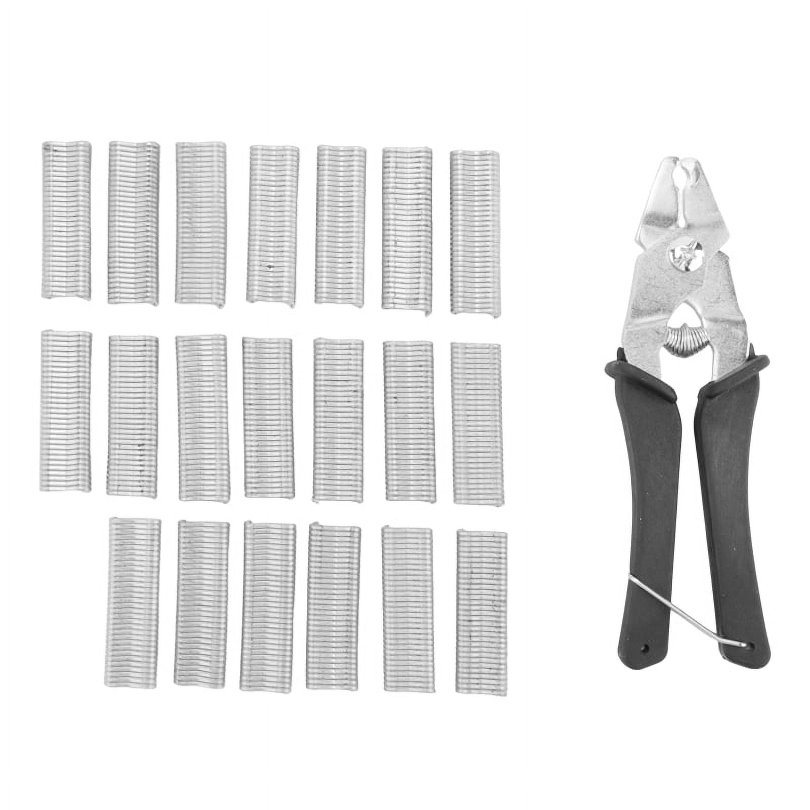 1Pcs Hog Ring Plier Tool and 600Pcs M Clips Chicken Mesh Cage Wire ...