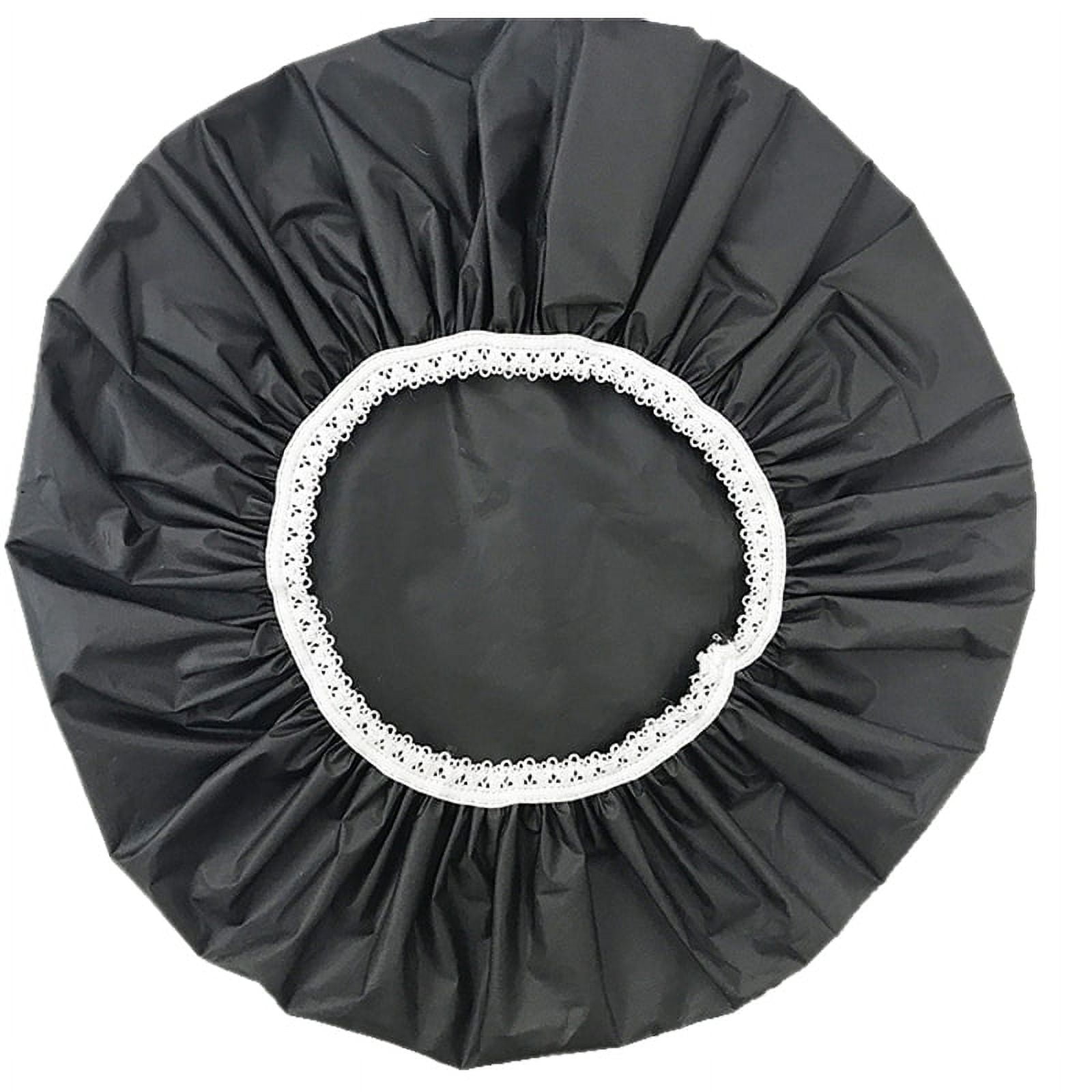 1Pcs Household Waterproof Shower Cap, Swimming Shower Cap(Black ...