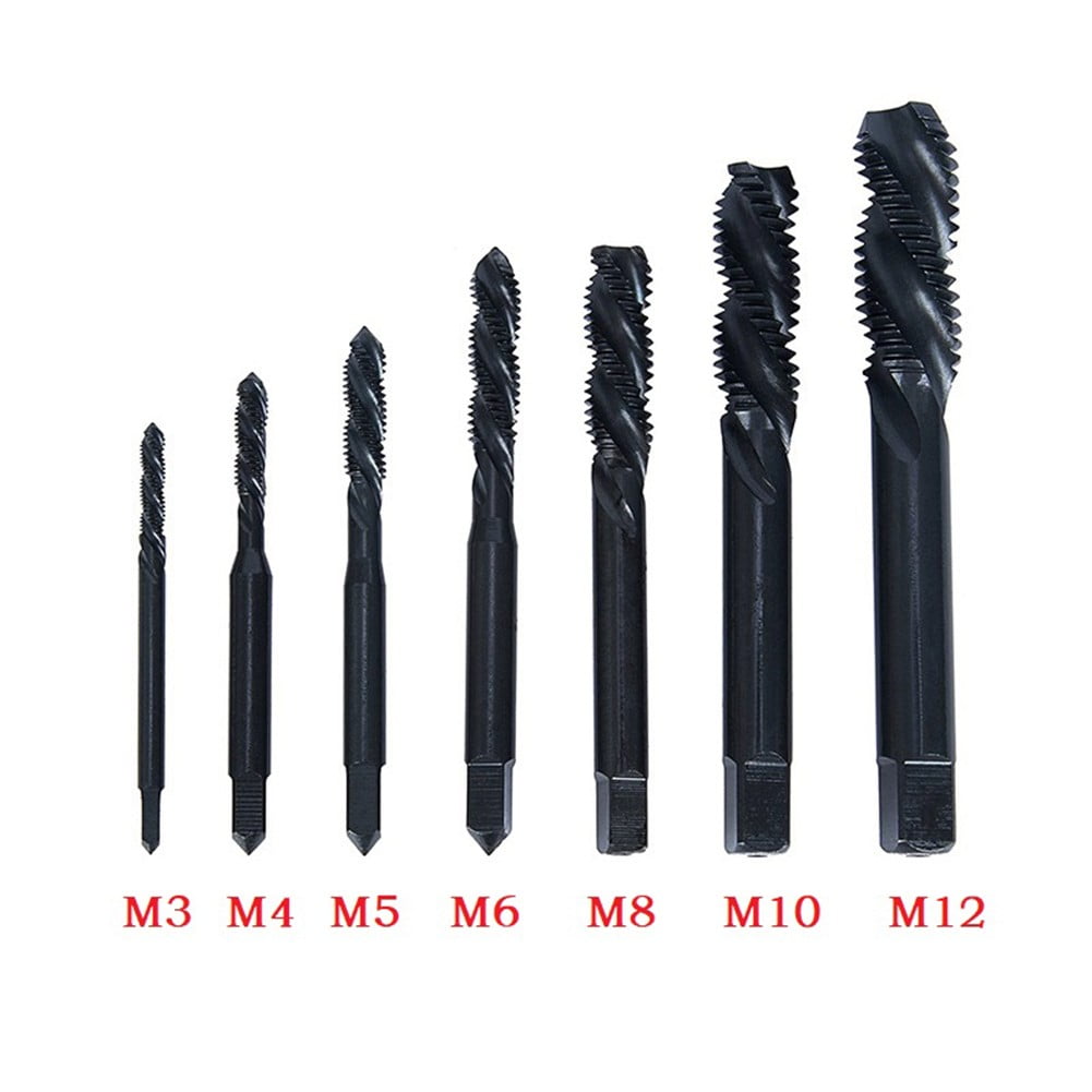 1Pcs Hss Titanium Coating Screw Taps Drill Bit M2 M2.5 M3 M3.5 M5 M6 M8 ...