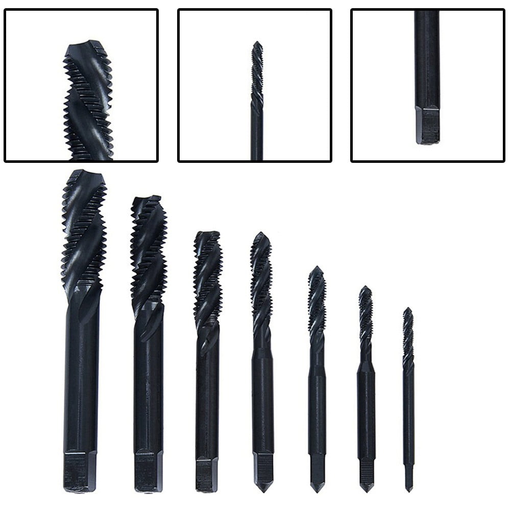 1Pcs Hss Titanium Coating Screw Taps Drill Bit M2 M2.5 M3 M3.5 M5 M6 M8 ...