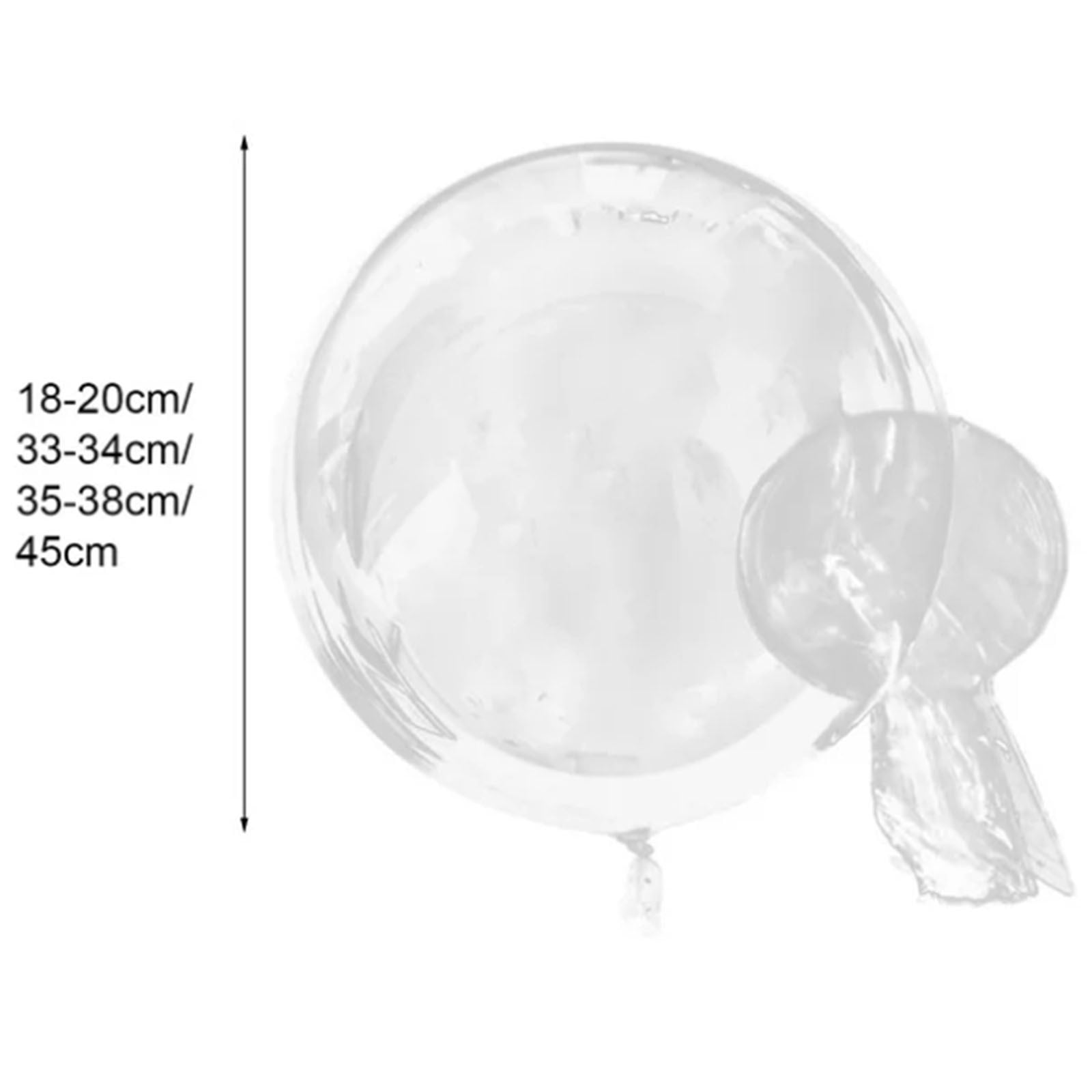 1Pcs Inflatable Pearl Transparent Clear Latex Party Balloon - 100 Pack ...