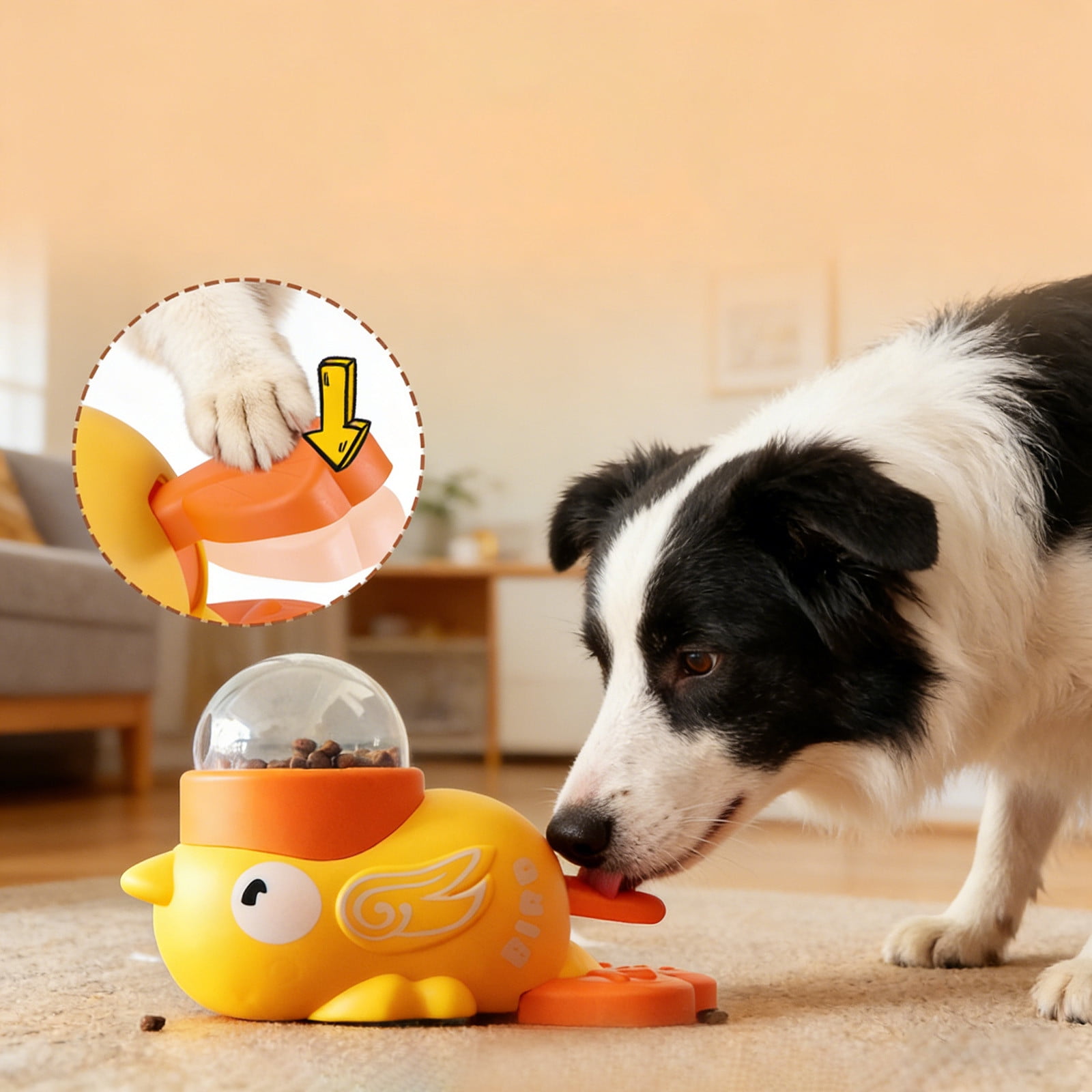 1Pcs Interactive Dispenser For And Cats 2026 Food Puzzle Slow Feeder ...