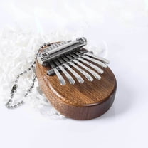 8-Key Kalimba Thumb Piano | Mini Wooden Musical Instrument | Portable ...
