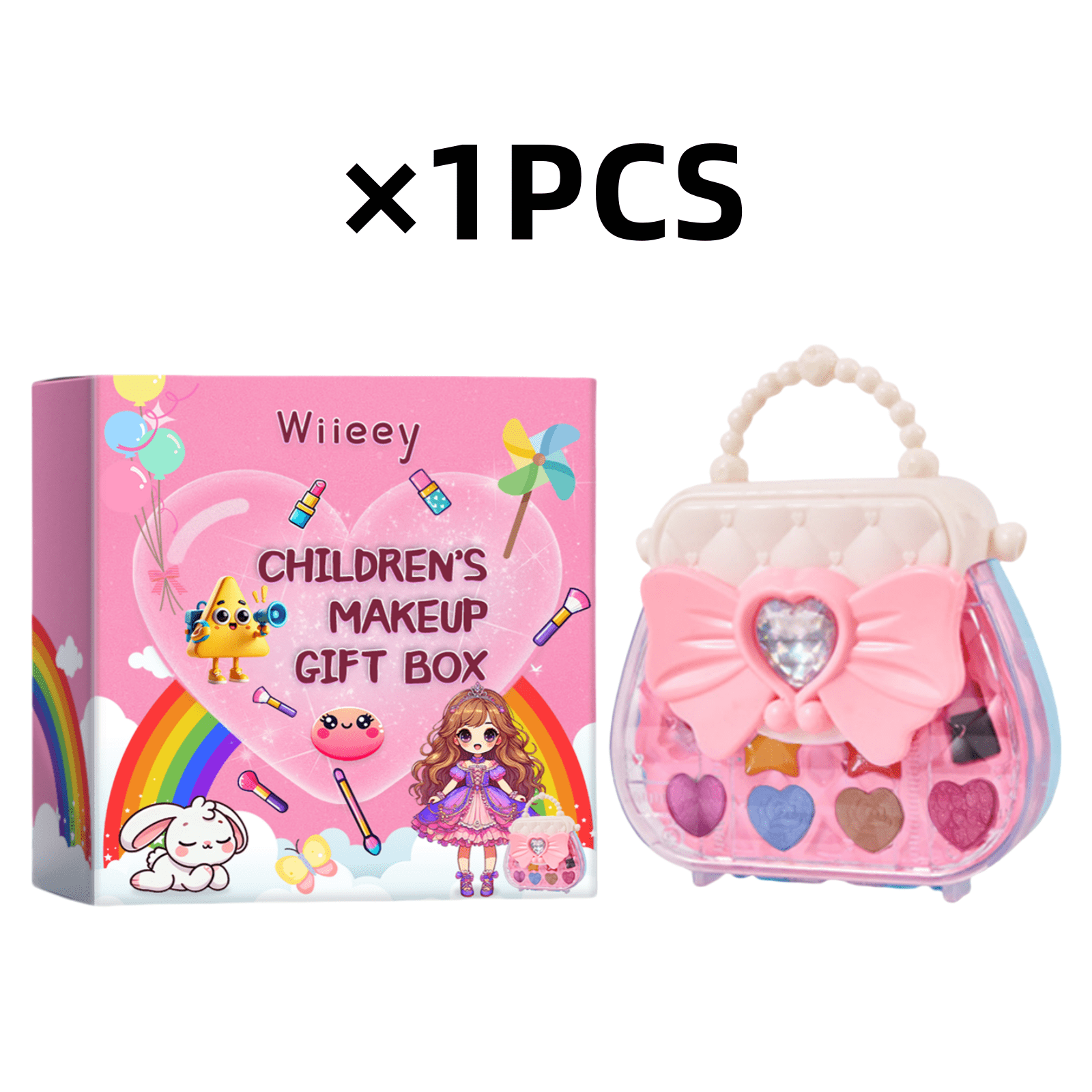 1Pcs Kids Makeup Kit for Girl - Kids Makeup Kit Toys for Girls,Play ...