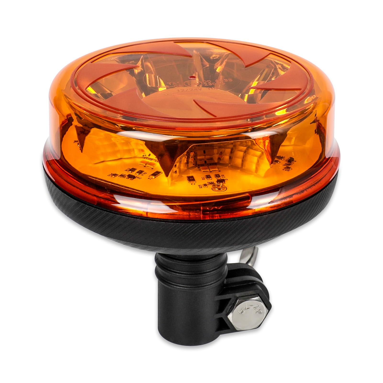 1Pcs Led Beacon Light RRF12 Yellow Strobe Lights for Trucks 12V 24V ...