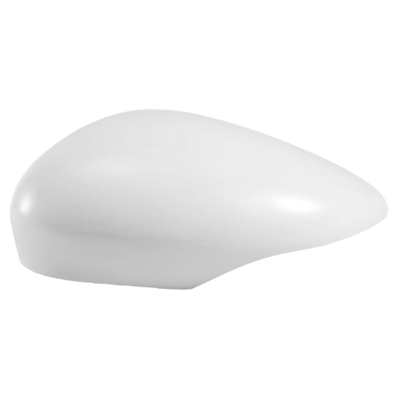 1Pcs Left White Rearview Side View Mirror Replacement Cover Cap Case ...