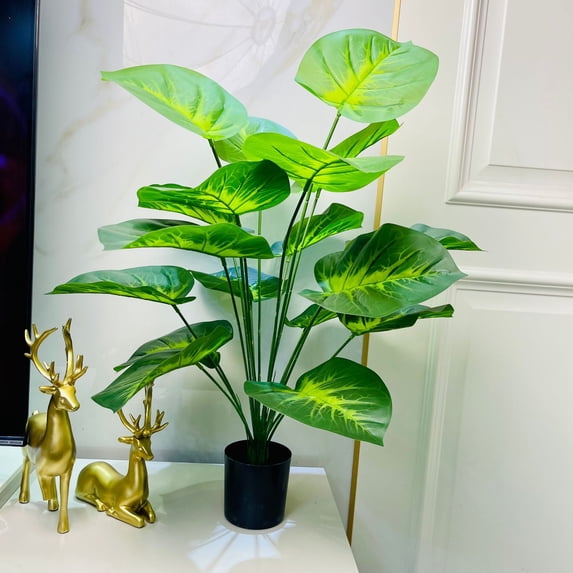 1Pcs Living Room Simulation Green Plant Ornament Decoration Fake Flower ...