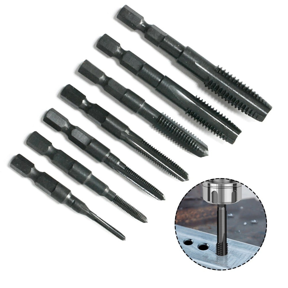 1Pcs M3 M5 M6 M8 M10 Tap Drill Bit Hex Shank Screw Thread Bit Compound ...