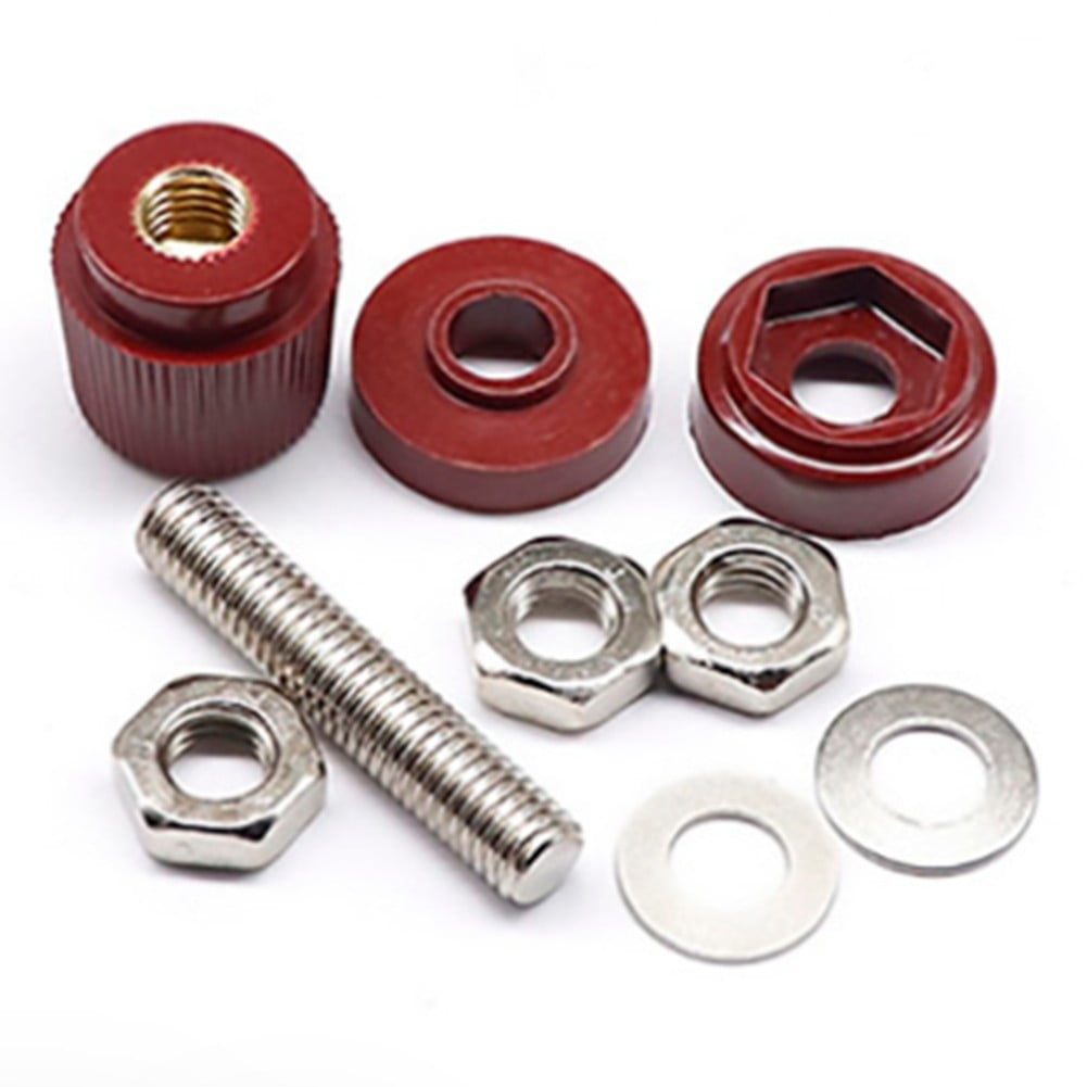 1Pcs Male Screw Type Audio Binding Post Insulated Terminal Power 8Mm ...