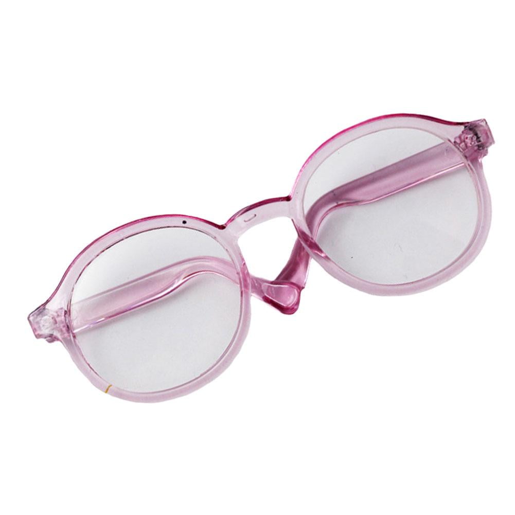 1Pcs Mini Doll Glasses For Blythe Doll Accessories Round Frame Clear Lens Eyeglasses Toys ...