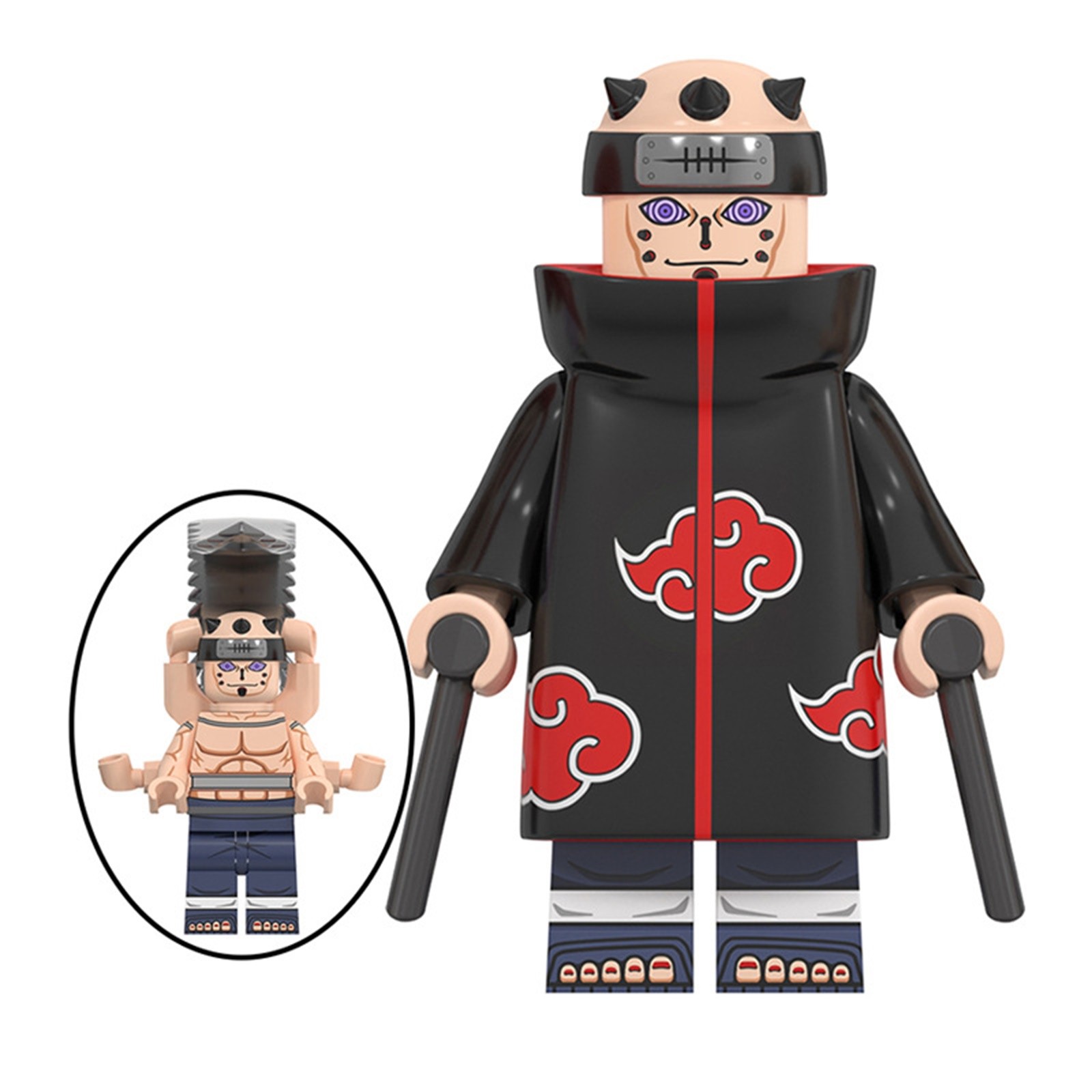 1Pcs Naruto Pain Action Figures Toy – Anime Collectibles with Building ...