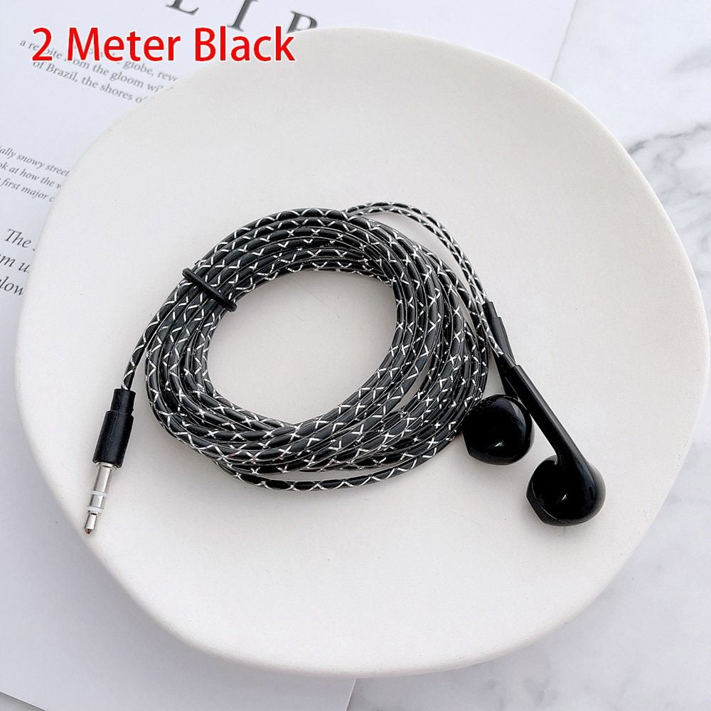 1Pcs New Monitoring Recording Anchor Black White Wired Headset 2m/3m ...