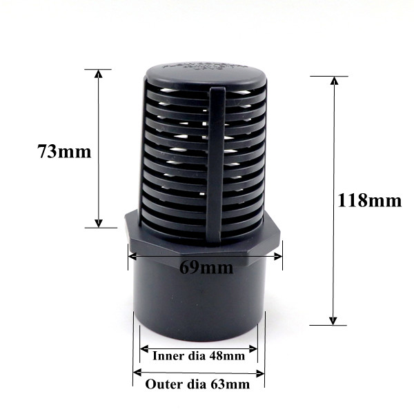 1Pcs PVC Pipe Aquarium Water Pump Filter Joint Fish Tank Water Inlet ...