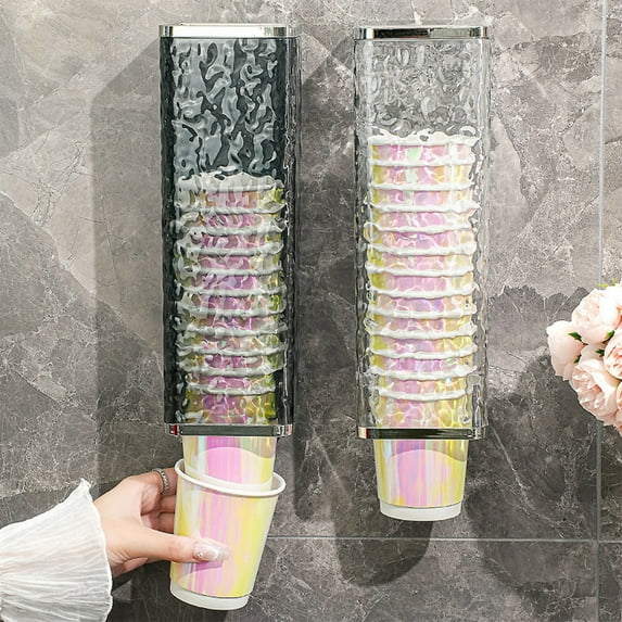 1Pcs Paper Cup Dispenser under $5! Yannianjz Paper Cup Dispenser, Wall ...