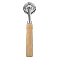 Pasta & Pastry Cutter Wheel with Wooden Handle Ravioli Crimper Dough ...