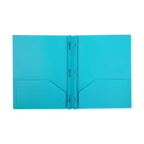 1Pcs Plastic Folders with Pockets and Prongs, Project Folders with 2 ...