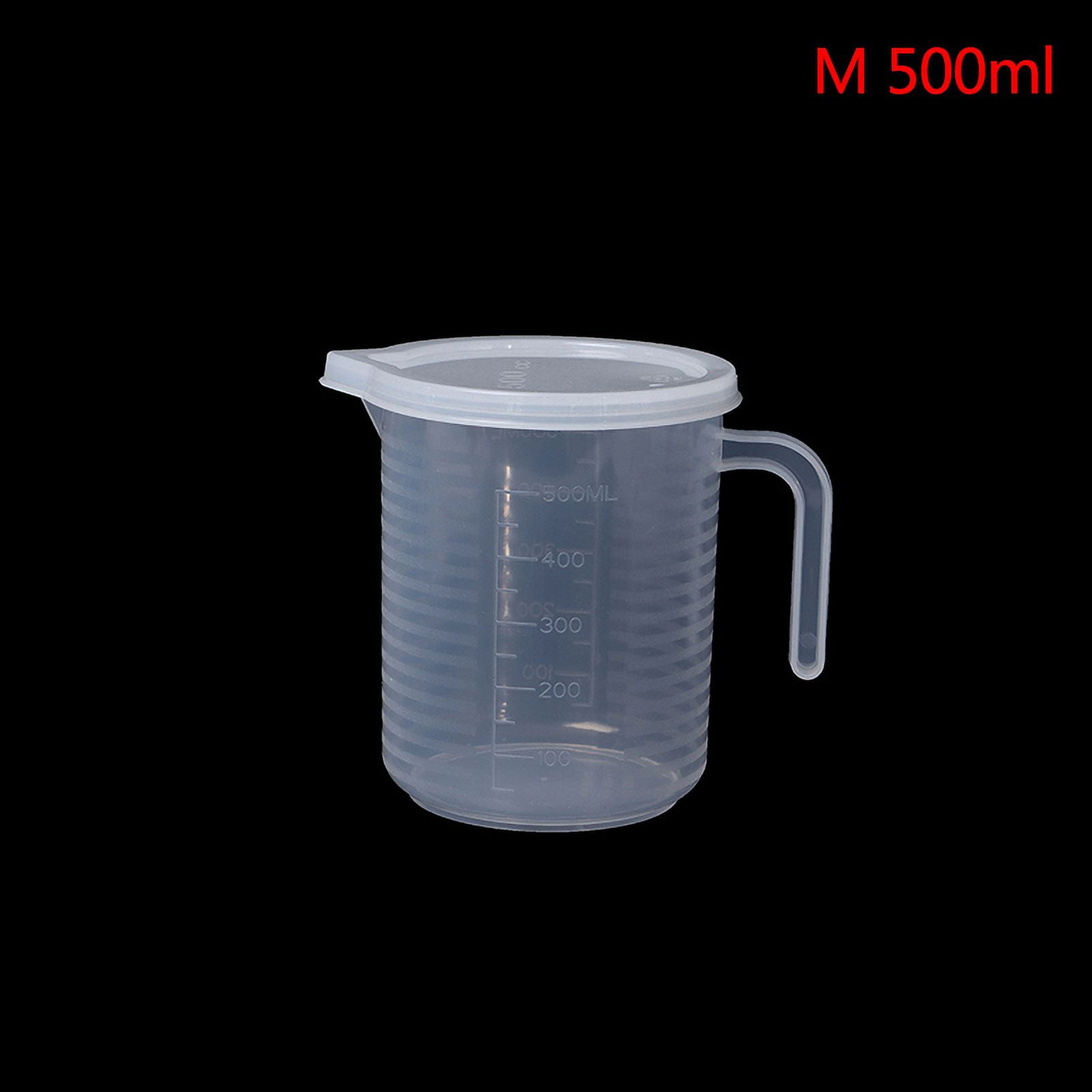 1Pcs Plastic Liquid Measuring Cup Jug Pour Spout Surface With Lid ...