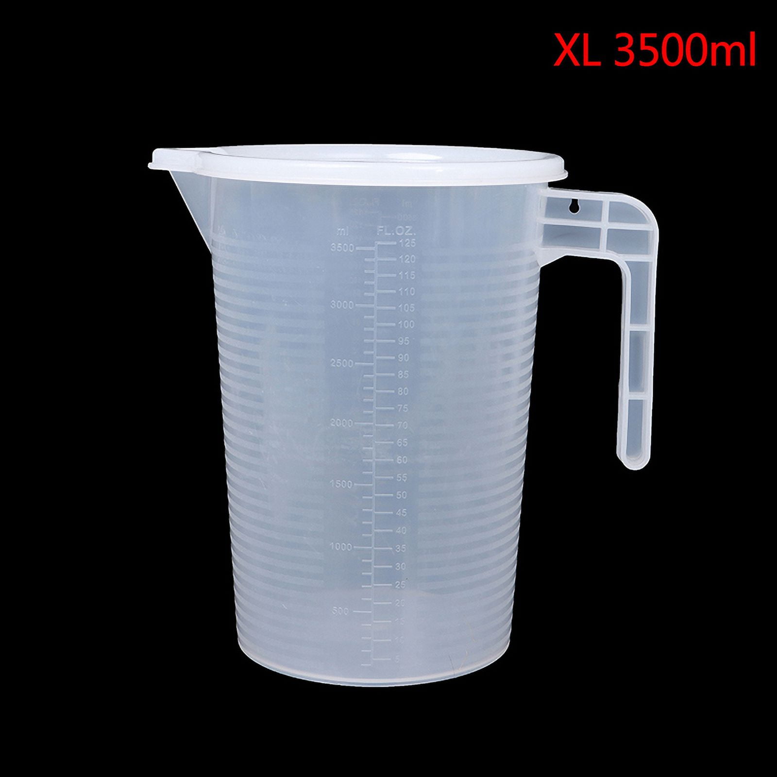 1Pcs Plastic Liquid Measuring Cup Jug Pour Spout Surface With Lid ...