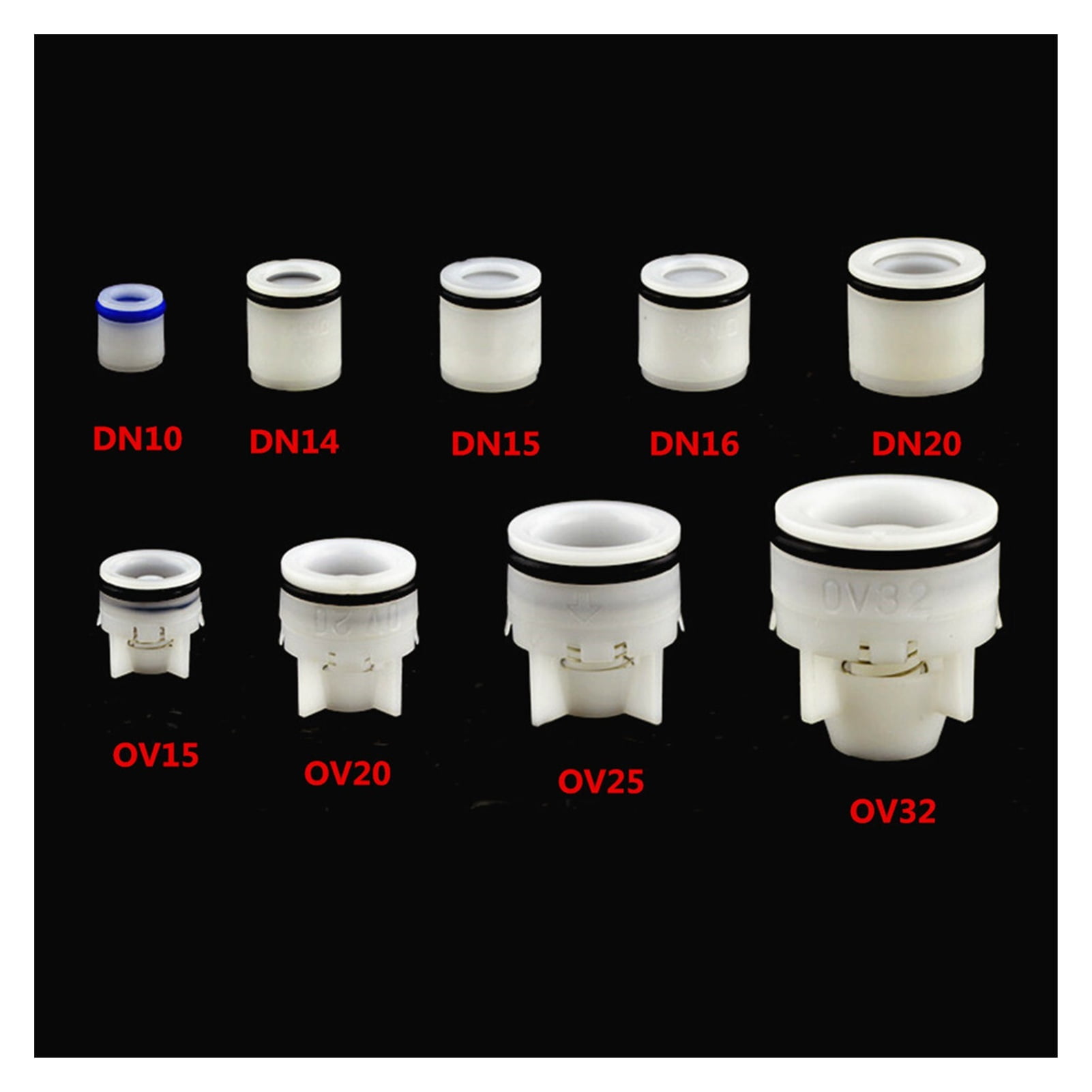 1Pcs Plug-in Plastic Non-Return Valve Check For 10-32mm Aquarium Garden irrigation Water Meter ...