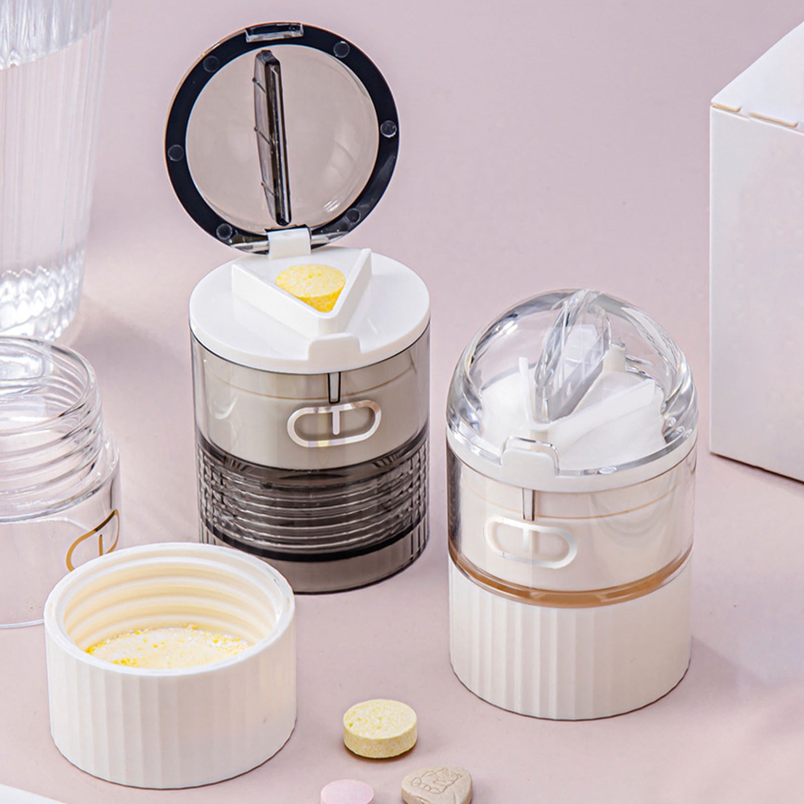 1Pcs Portable Pillow Storage Box Under $5! Yannianjz Portable Pill ...