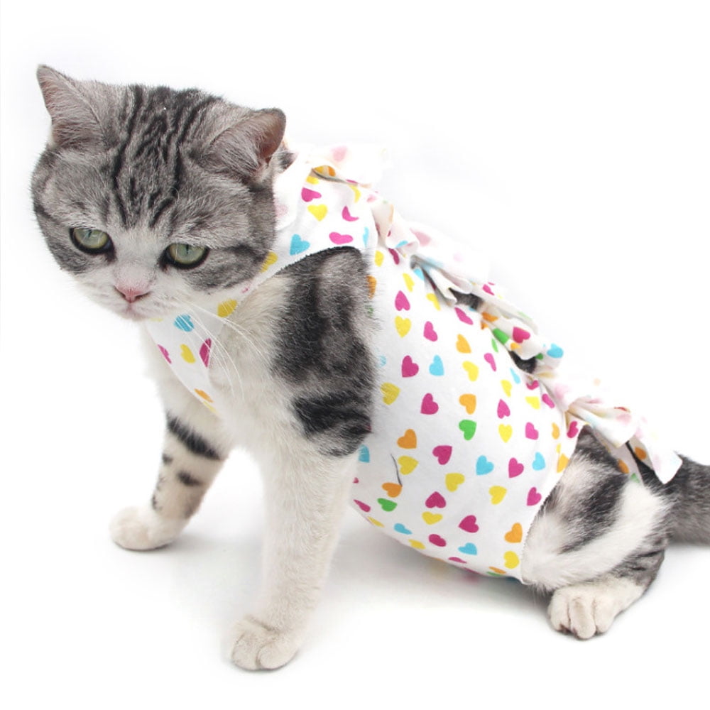 1Pcs Printed Model Cat Spay/Neuter Suit Cat Postoperative Suit Weaning ...