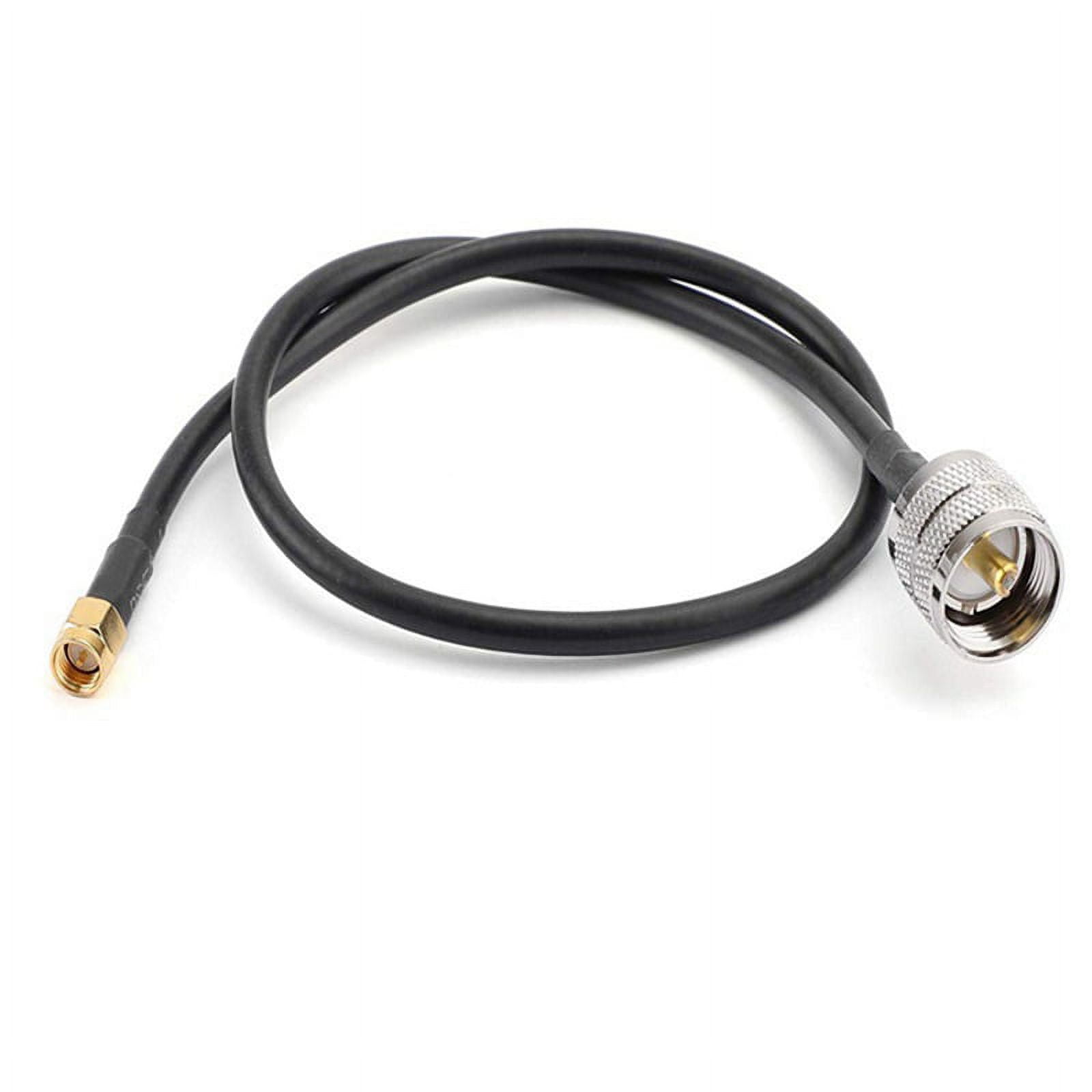 1Pcs RG58 Cable UHF SO239 Female to SMA Male Connector Coaxial Straight ...